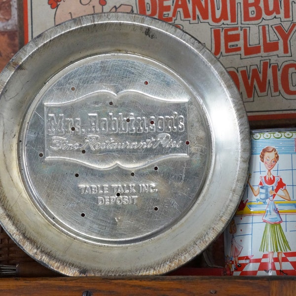 Table Talk Pie Tin - Etsy
