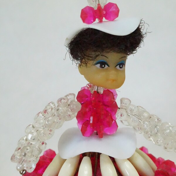 Beaded Doll Figurine - Etsy