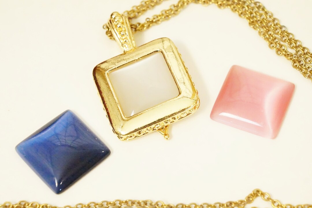 Interchangeable Necklace/vintage Pendant Necklace/interchangeable ...