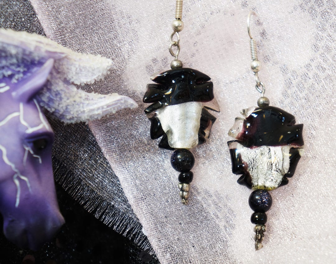 Mystical Earings/fantasy Earrings/unique Earrings/futuristic - Etsy