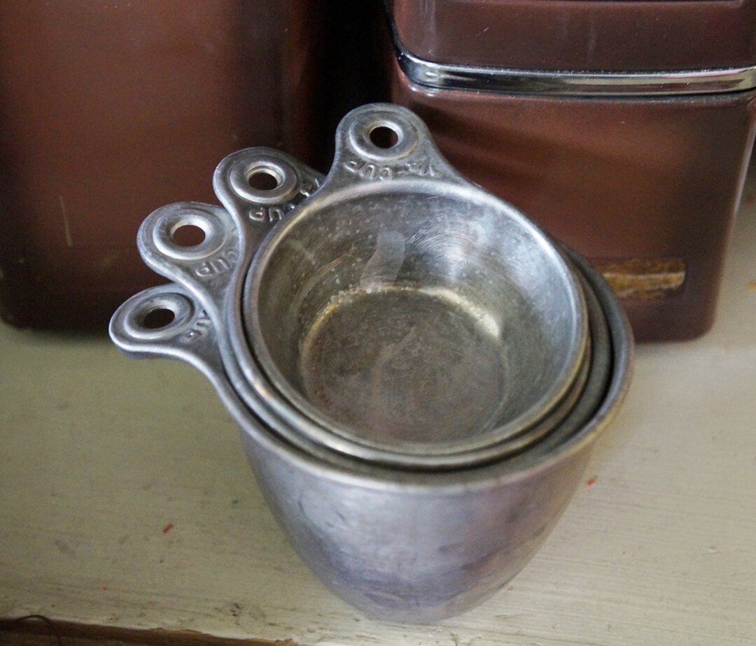 Old Measuring Cup Set/aluminum Cups/set of 4/USA Made/lots of - Etsy