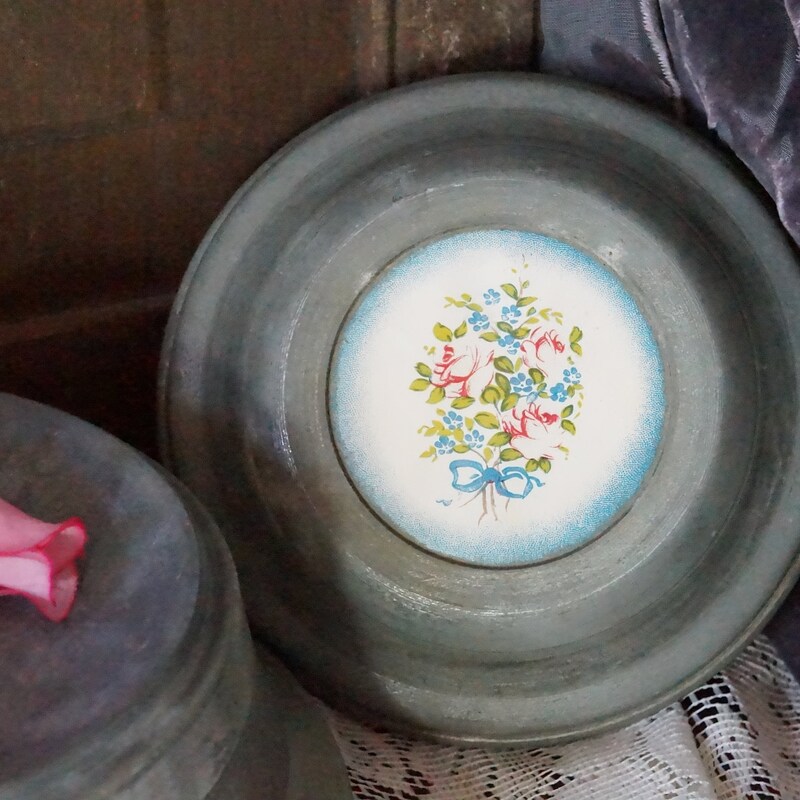 Victorian Powder Jar - Etsy