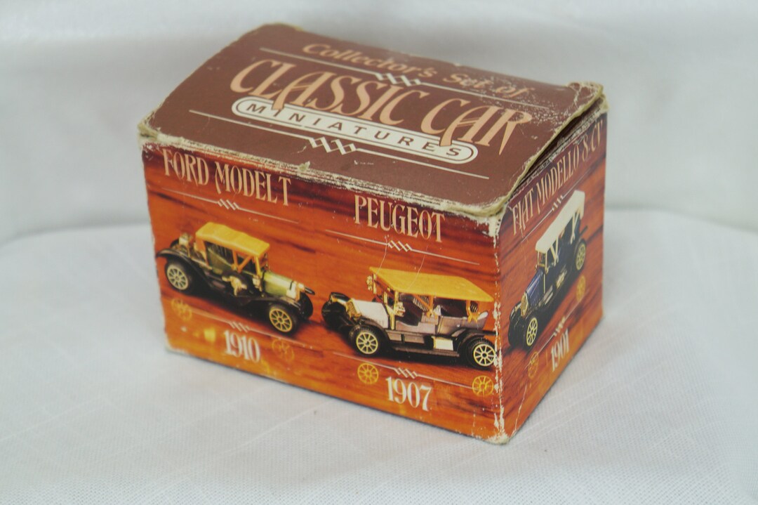 Mini Antique Car Collection/reader's Digest/1989/set of 6/original ...
