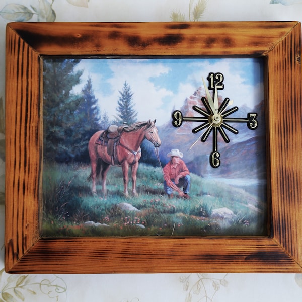 Horse Clock - Etsy