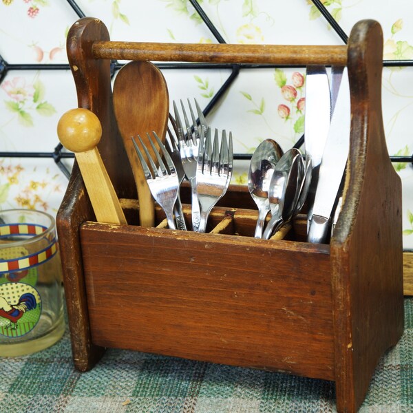 Silverware Caddy - Etsy