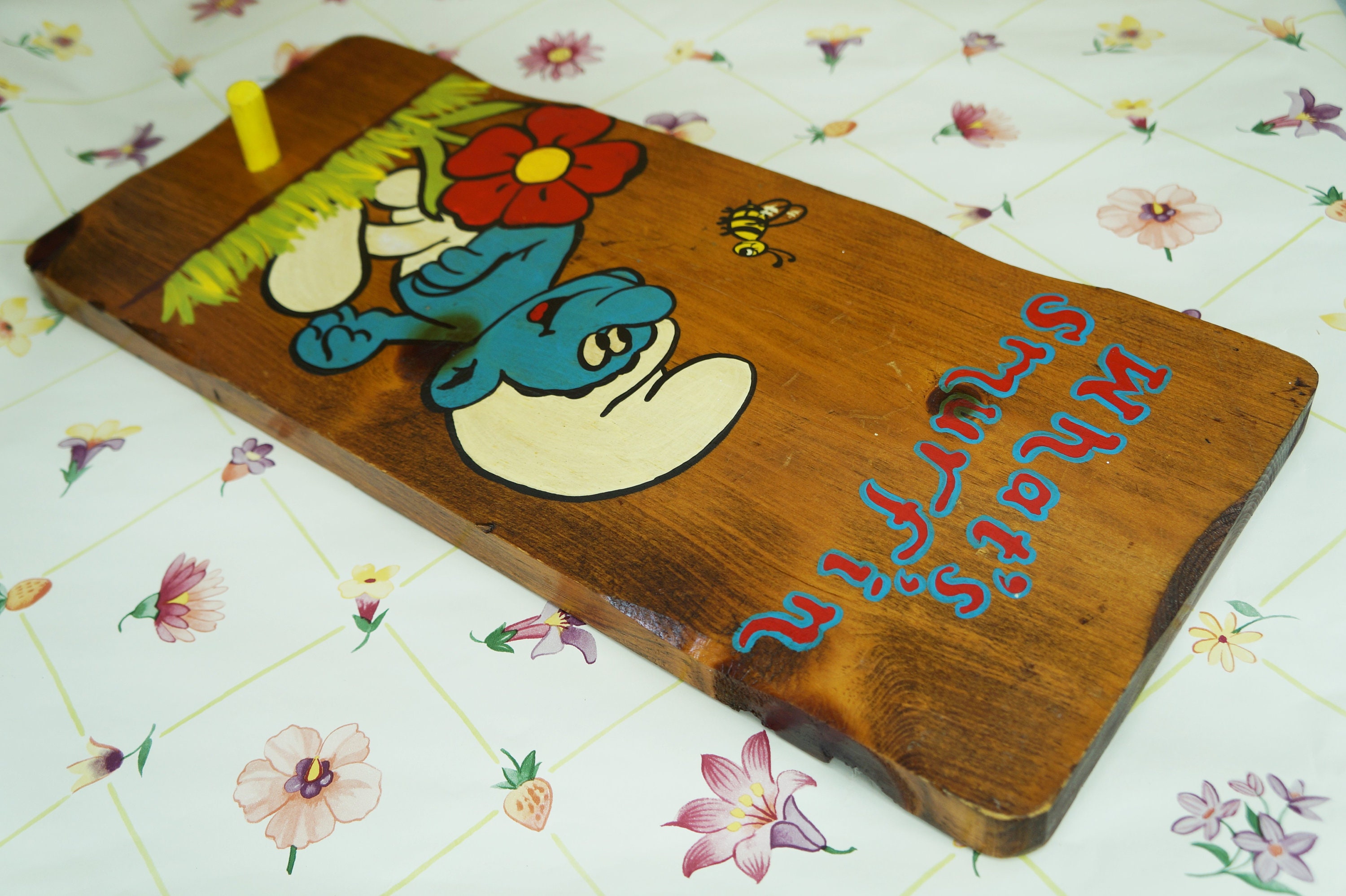Cartoon Wall Decor/1980's Cartoon Characters/pegged Wall Hanger/little ...