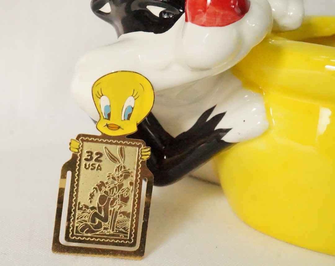 Tweety Bird, Bugs Bunny, Postal Stamp Bookmark/warner Brothers/vintage ...