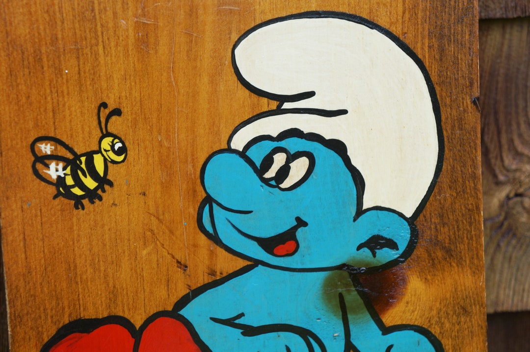 Cartoon Wall Decor/1980's Cartoon Characters/pegged Wall Hanger/little ...