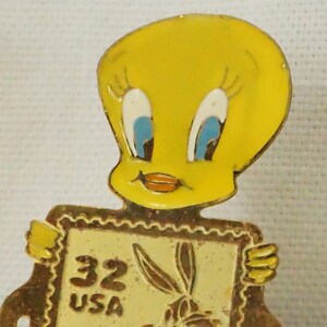 Tweety Bird, Bugs Bunny, Postal Stamp Bookmark/warner Brothers/vintage ...