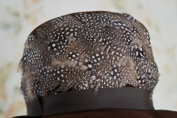 Mid Century Feathered Hat/Firenze Design/Italian Hats… - Gem