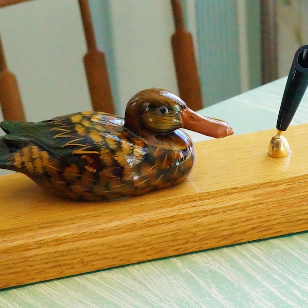 Wood Duck Pen Holder - Etsy