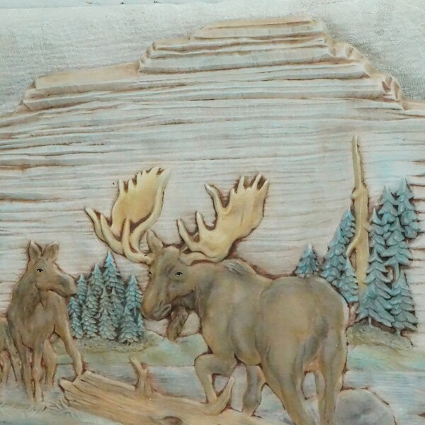 Moose Family - Etsy
