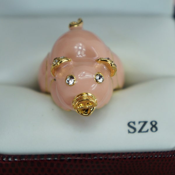 Pig Ring - Etsy