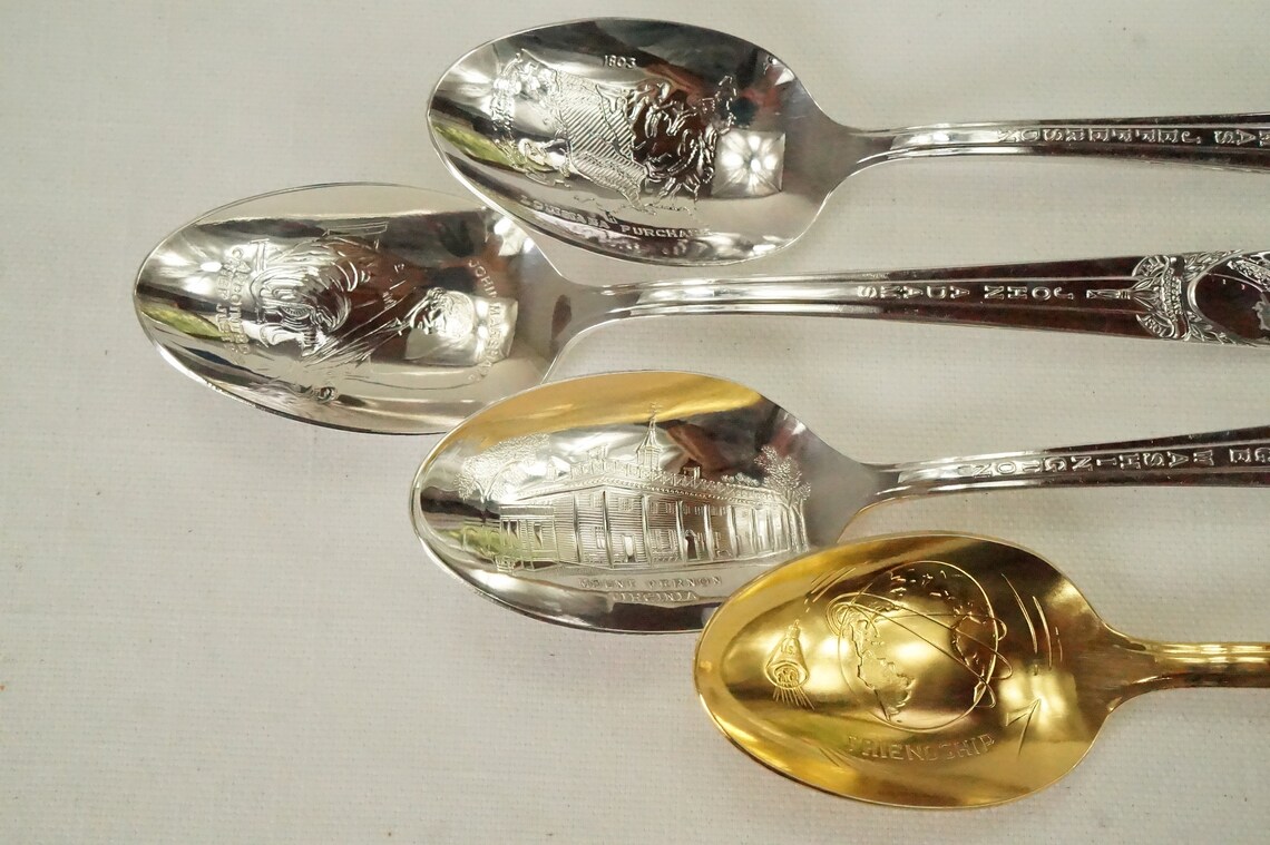 American Presidents Spoon Collection/1970's/Silver | Etsy