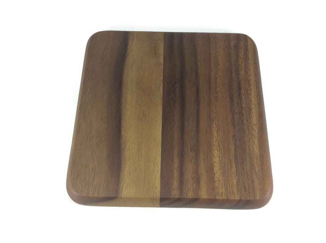 8 X 8 Inches Food Tray Wooden Utensil Raintree Wood Serving Tray ...