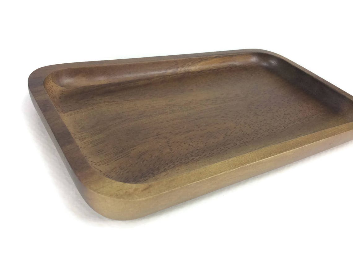 4.5 X 8 Inch Food Tray Wooden Utensil Raintree Wood Serving Tray ...