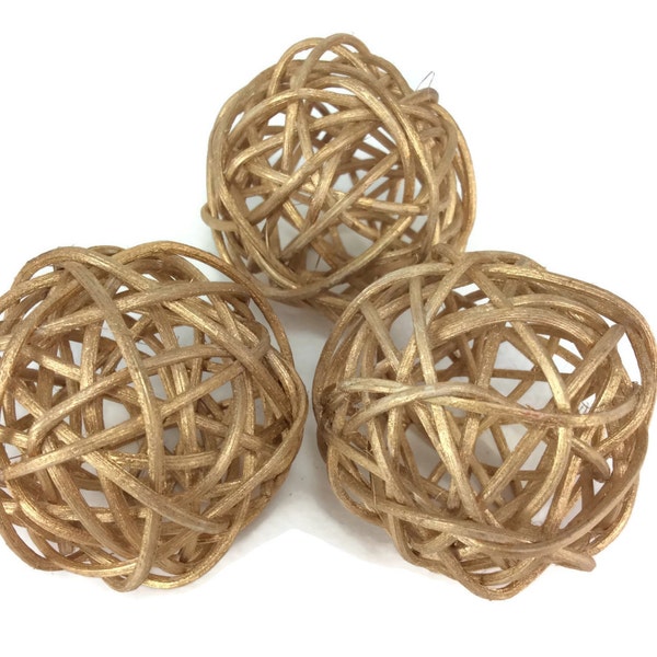 Rattan Balls - Etsy