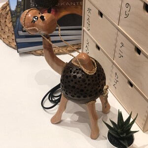 Camel Coconut Lamp Animal Lamp Coconut Shell Bedroom Lamp Table Floor ...