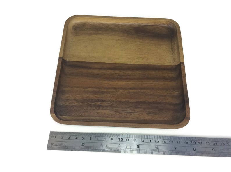 8 X 8 Inches Food Tray Wooden Utensil Raintree Wood Serving Tray ...