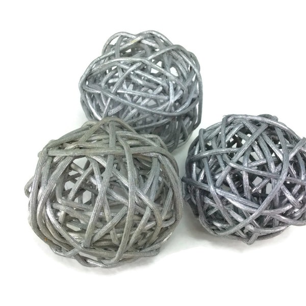 Rattan Balls - Etsy
