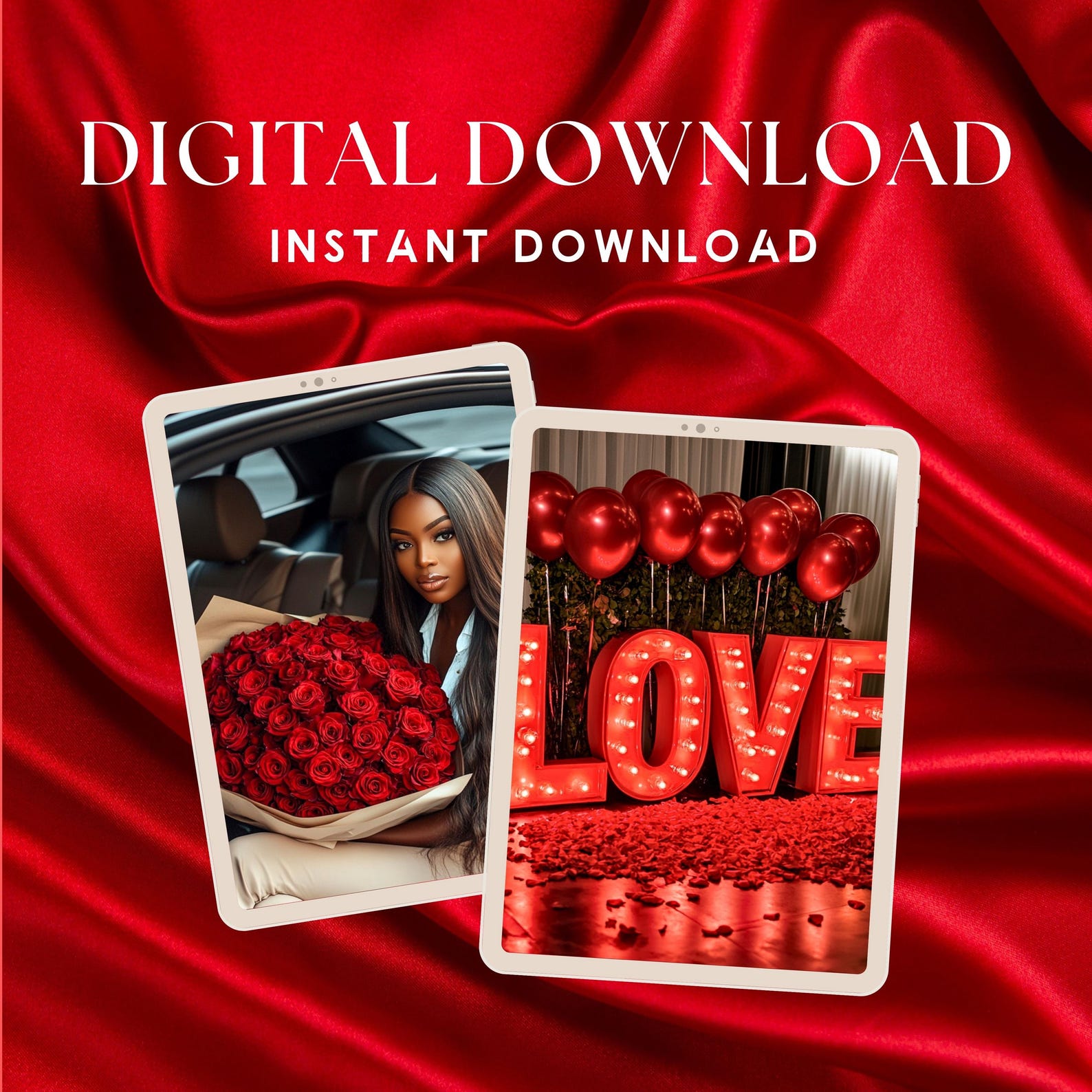 50 Valentine's Day Melanin Luxury Bundle Inclusive High-quality JPEG ...