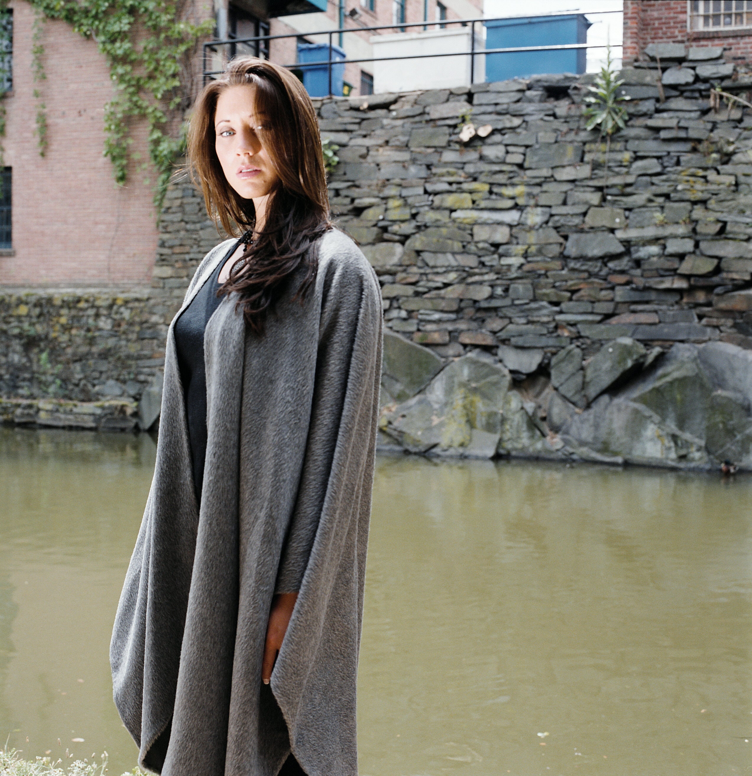 Pure Baby Alpaca Hand Sewn Cape. Natural Gray No Dyes one - Etsy