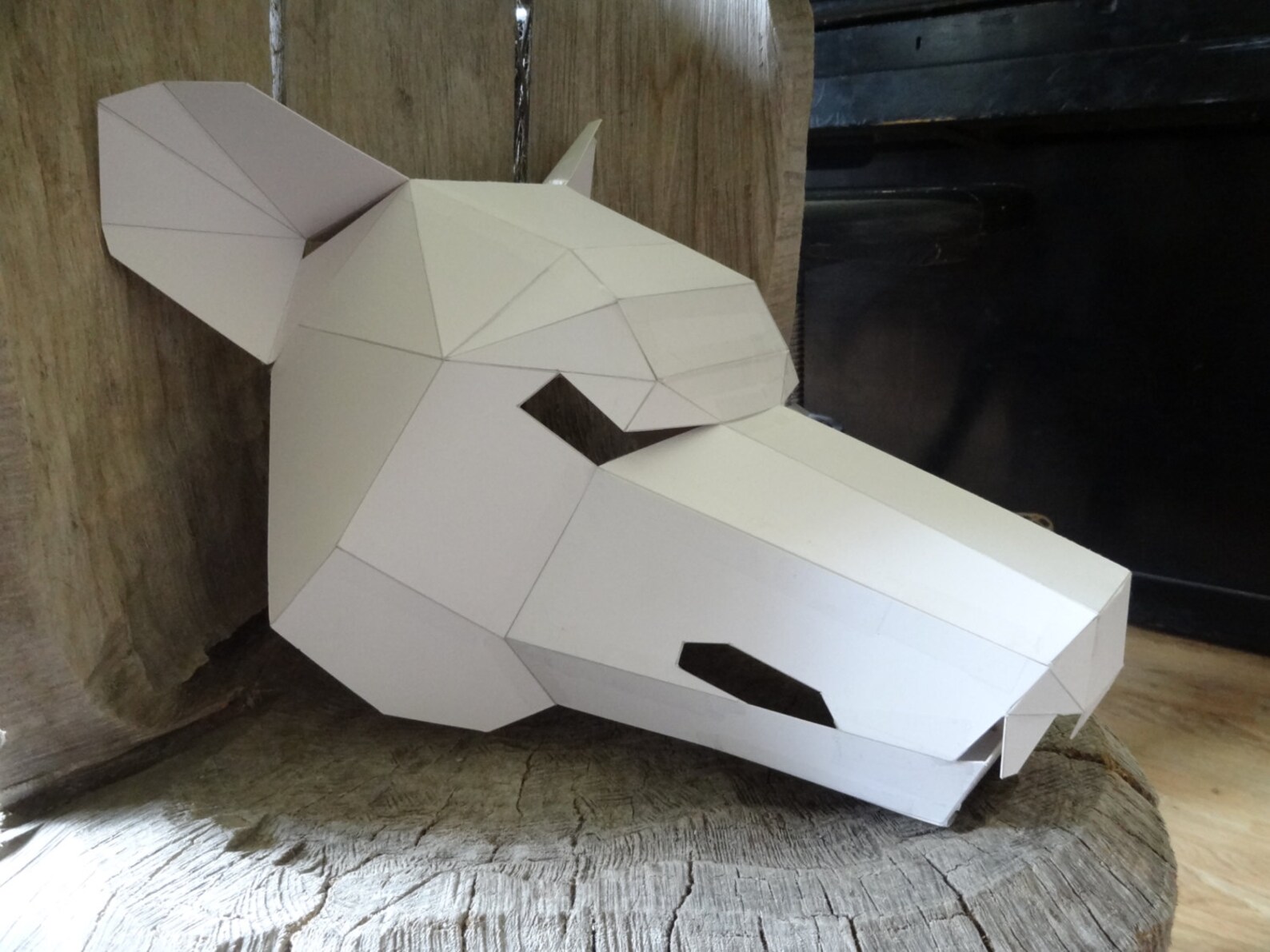 DIY Halloween Mask Wolf Mask Make Your Own Wolf Mask From - Etsy