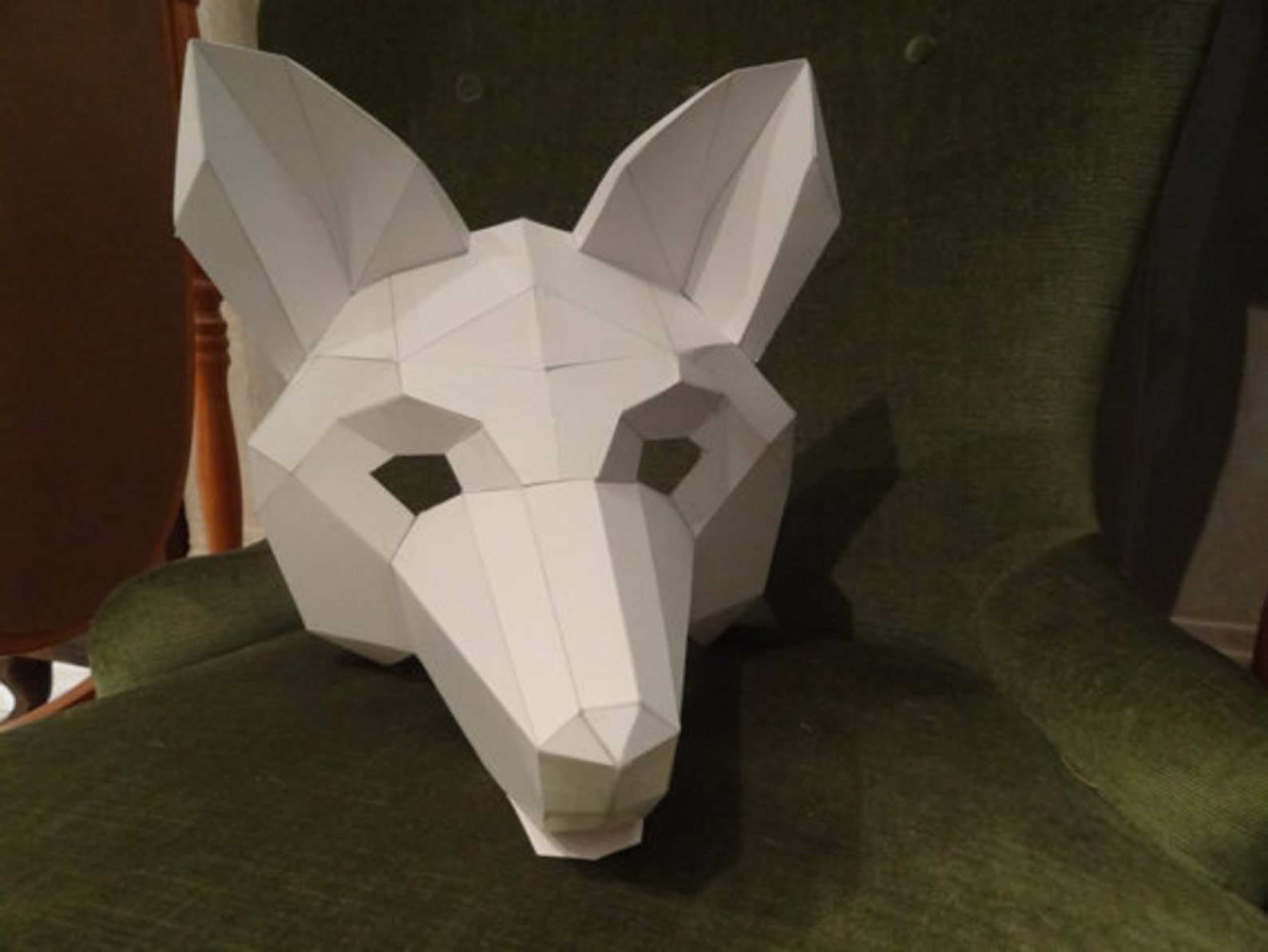 Make Your Own Fox Mask From Cardboard Digital Download - Etsy UK