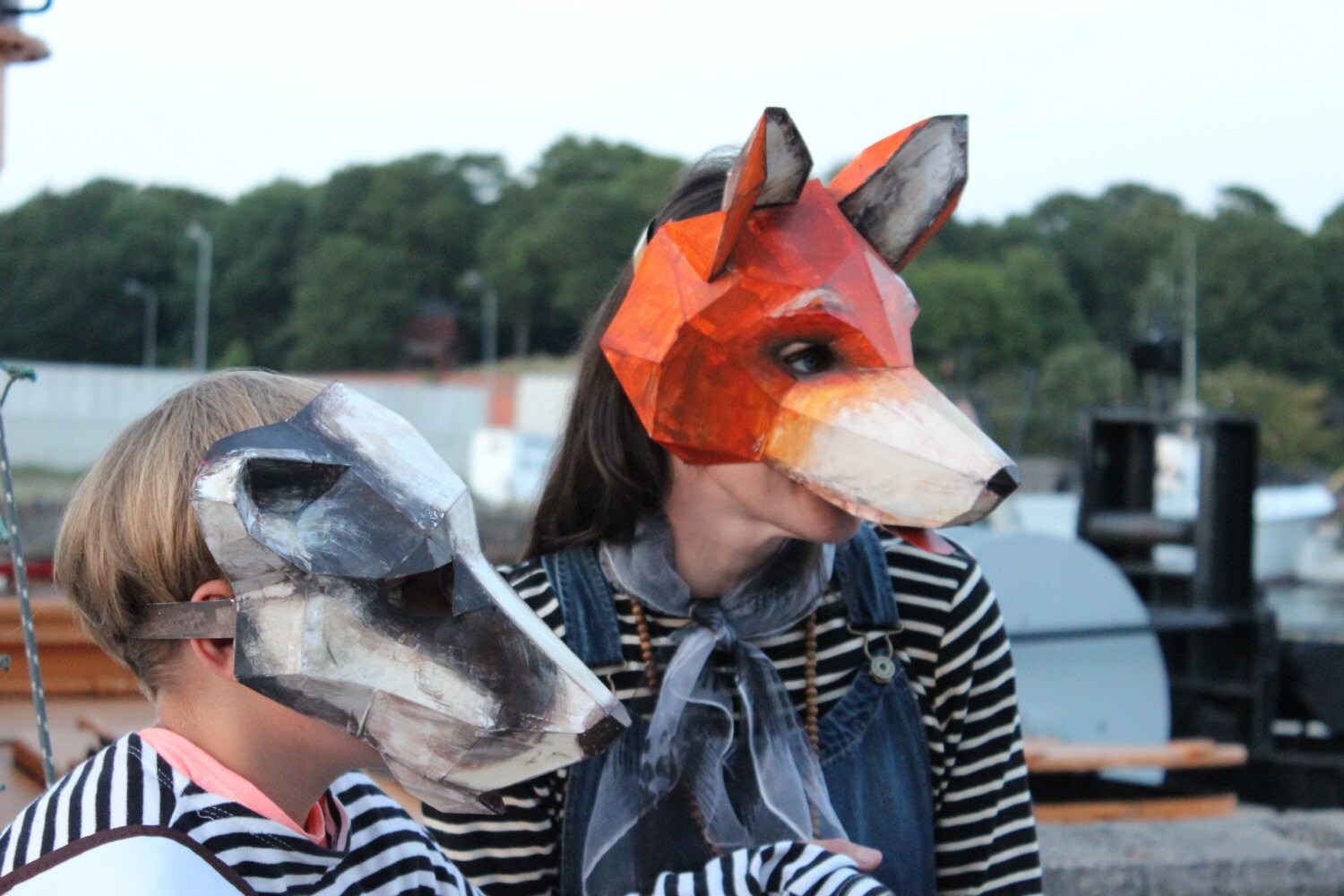 Printable Mask DIY Halloween Mask How to Make Animal Mask | Etsy