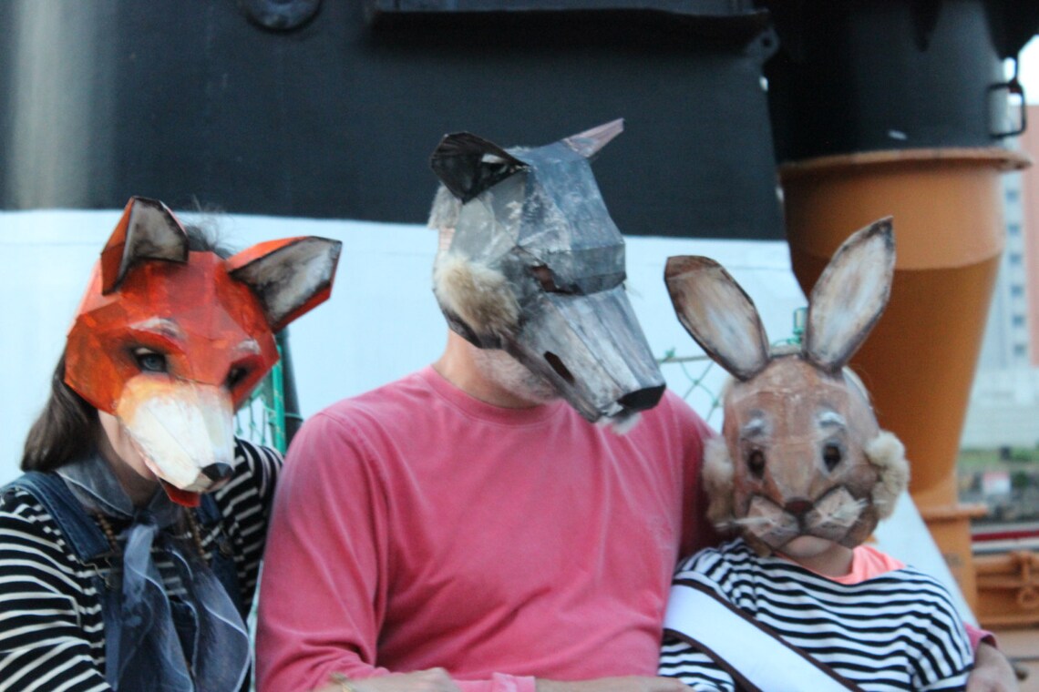 PDF Pattern Make Your Own Rabbit Mask Bunny Mask Paper - Etsy