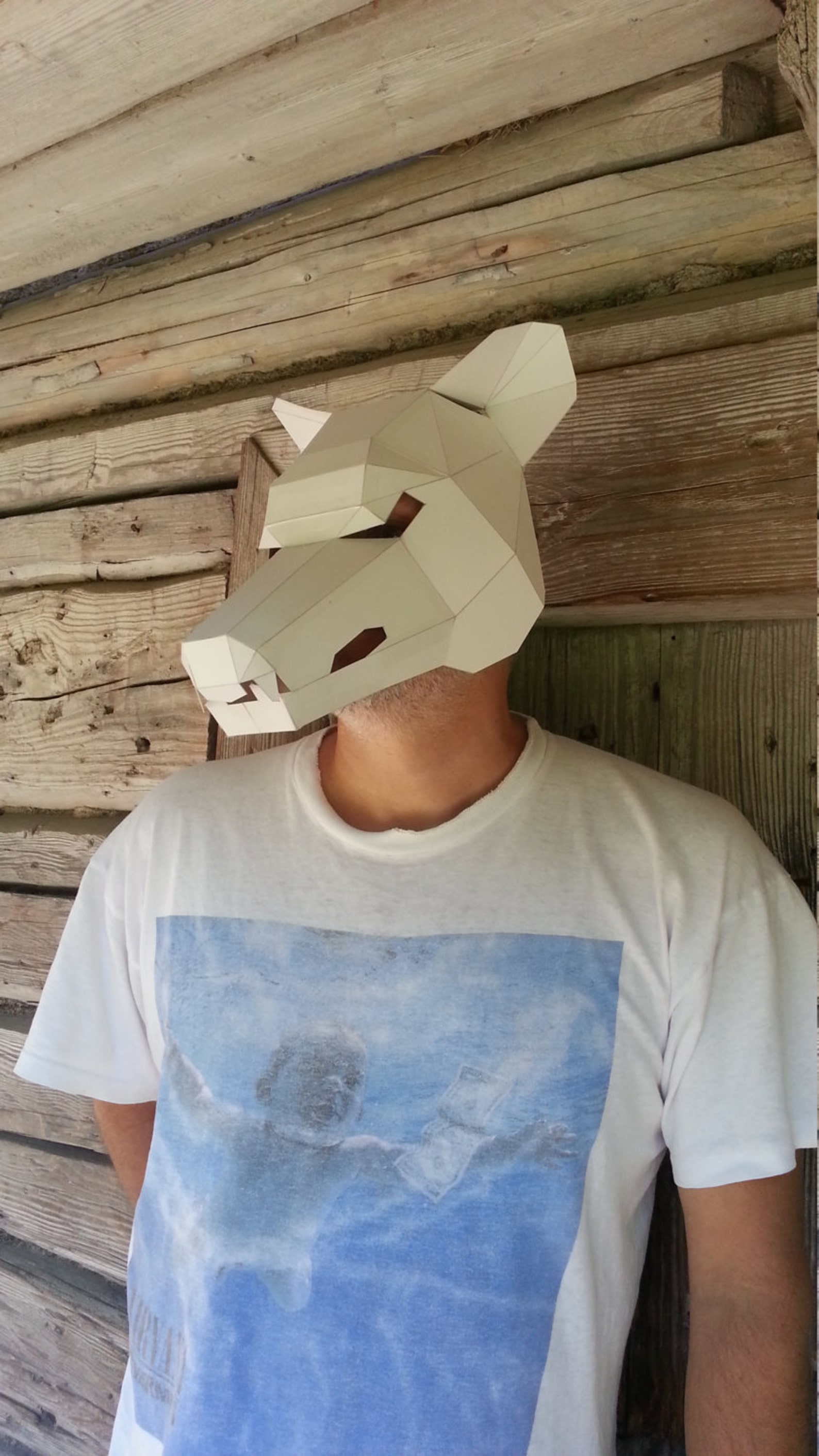 DIY Halloween Mask Wolf Mask Make Your Own Wolf Mask From - Etsy