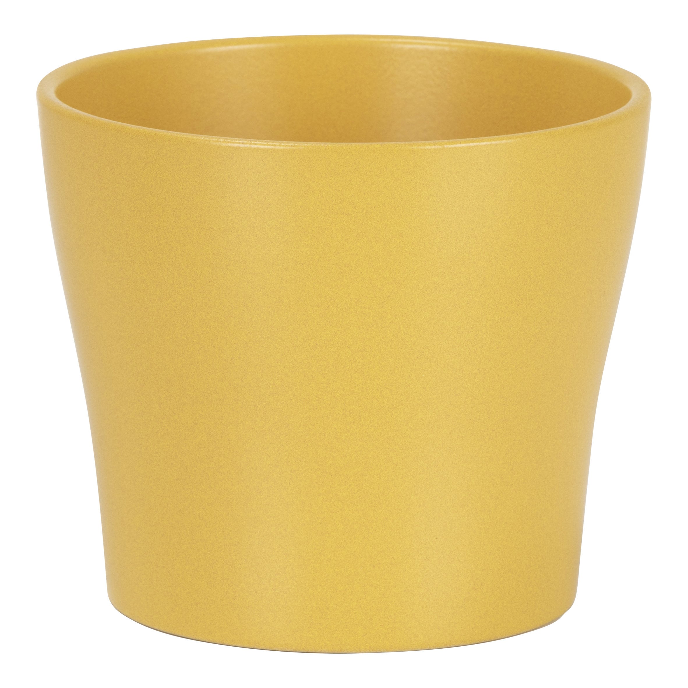 Mustard Yellow Ceramic Planter Indoor Plant Pot | Etsy UK