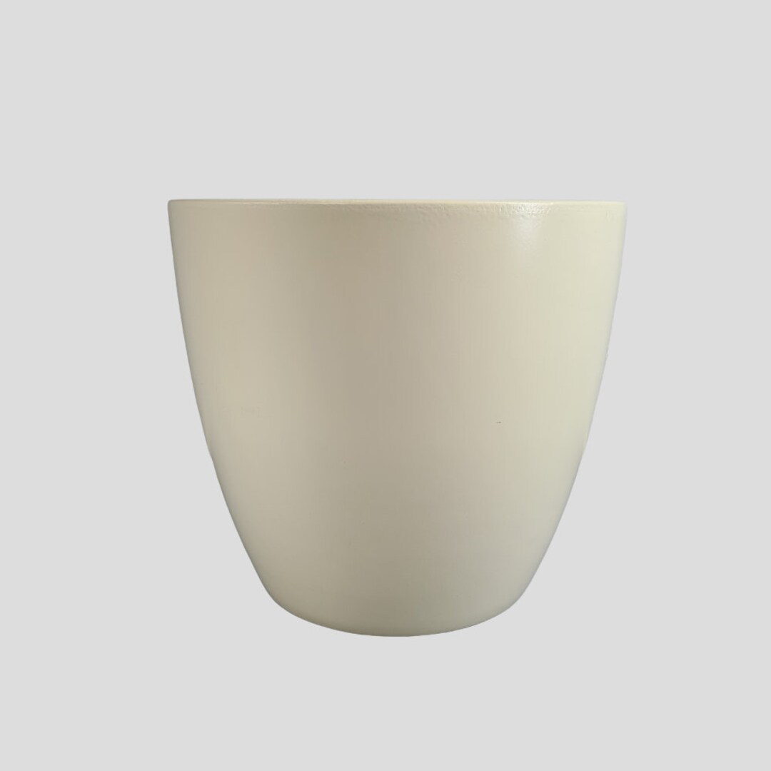 XXL Cream Ceramic Planter - Takes Nursery Pot up to 31cm! 2 Sizes ...