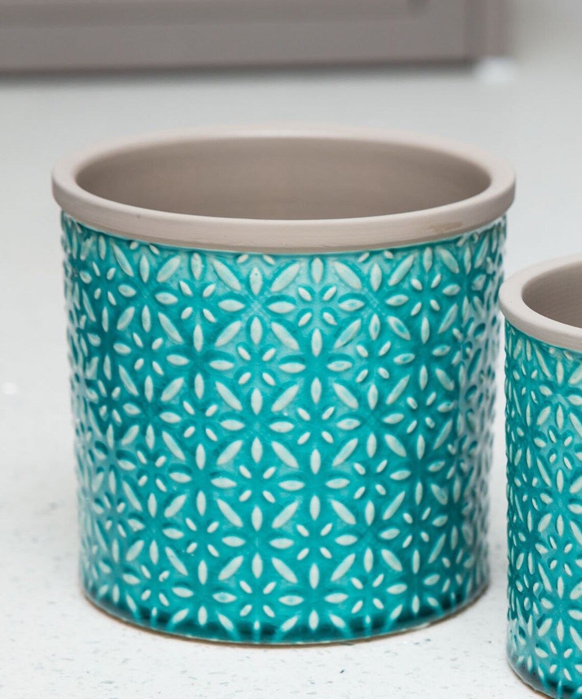 Turquoise Moroccan Ceramic Planter Pot Gloss and Matte - Etsy UK