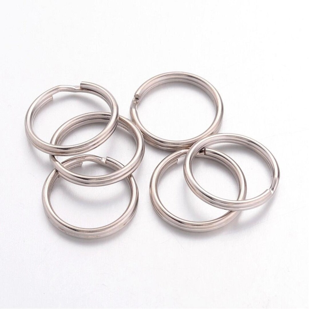 Iron Split Rings 50pcs Double Loop Split Ring Size 10mm - Etsy