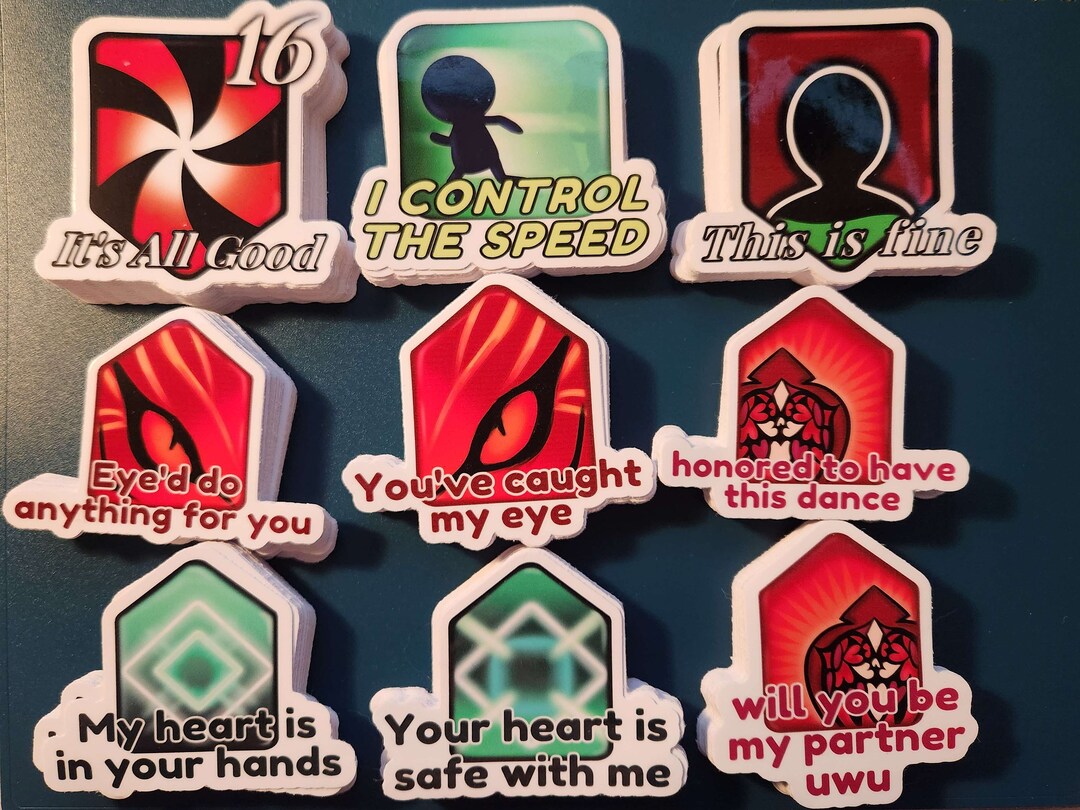 Stickers: FFXIV Status Puns dnc/sge/drg/vuln/brinkofdeath - Etsy