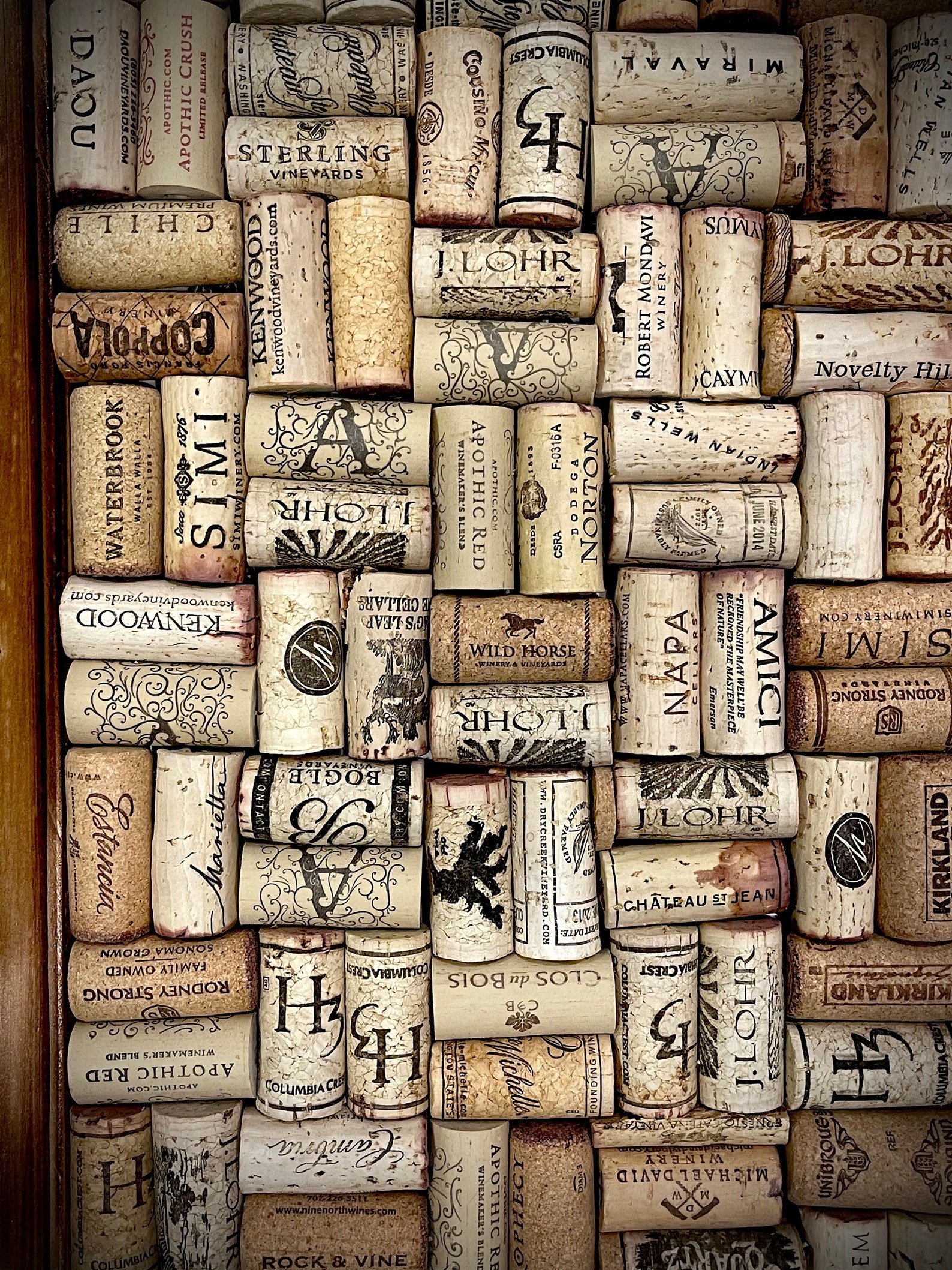 Unique Handmade Wine Cork Board Crafted From Recycled Corks, Eco ...