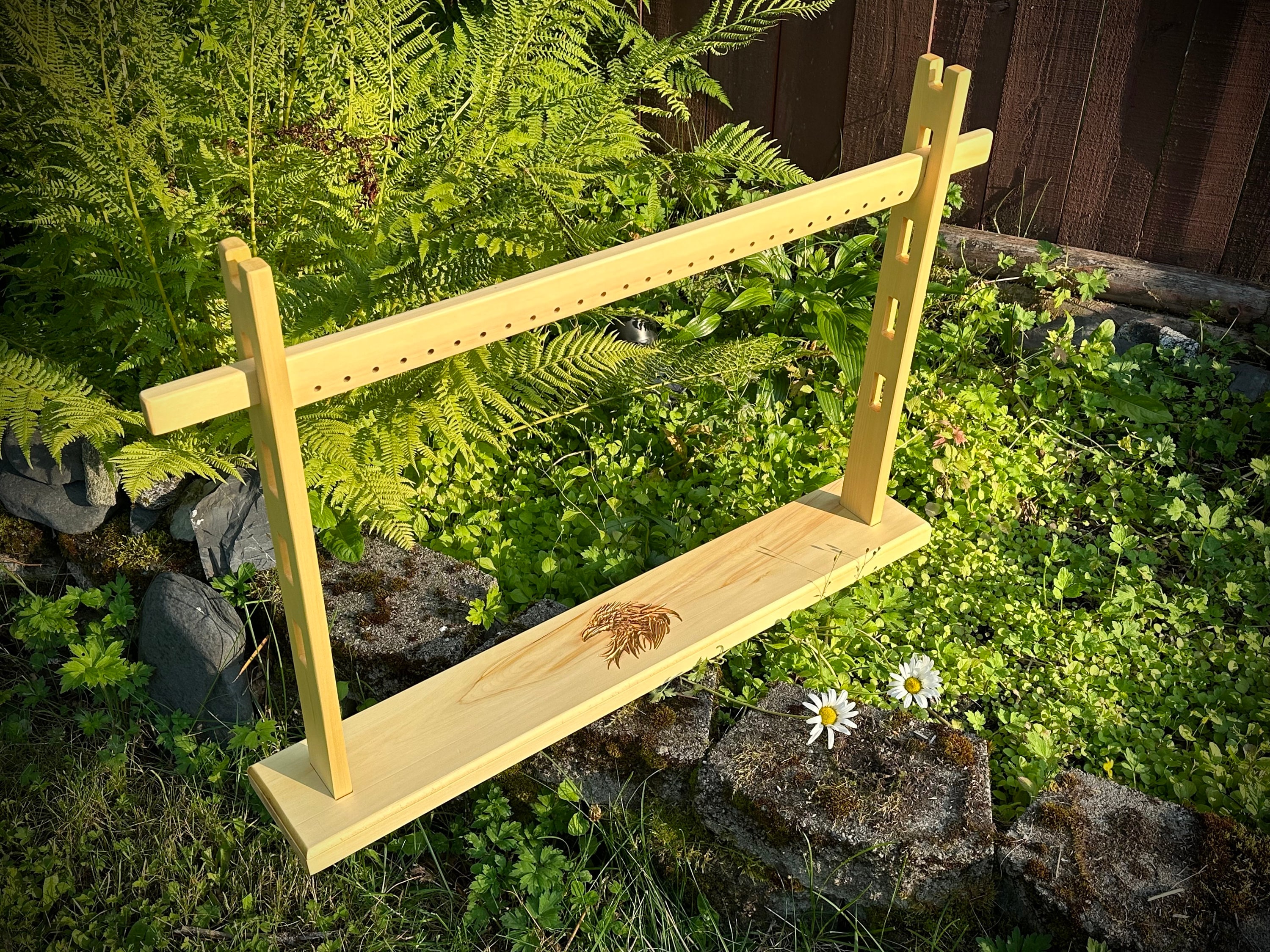 Tabletop Weaving Loom, Alaska Ravens Tail / Chilkat Weaving Loom - Etsy