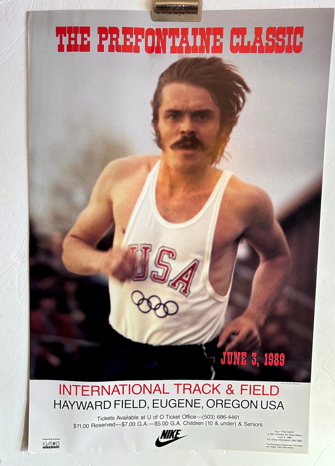 1989 Prefontaine Classic Original Poster - Etsy