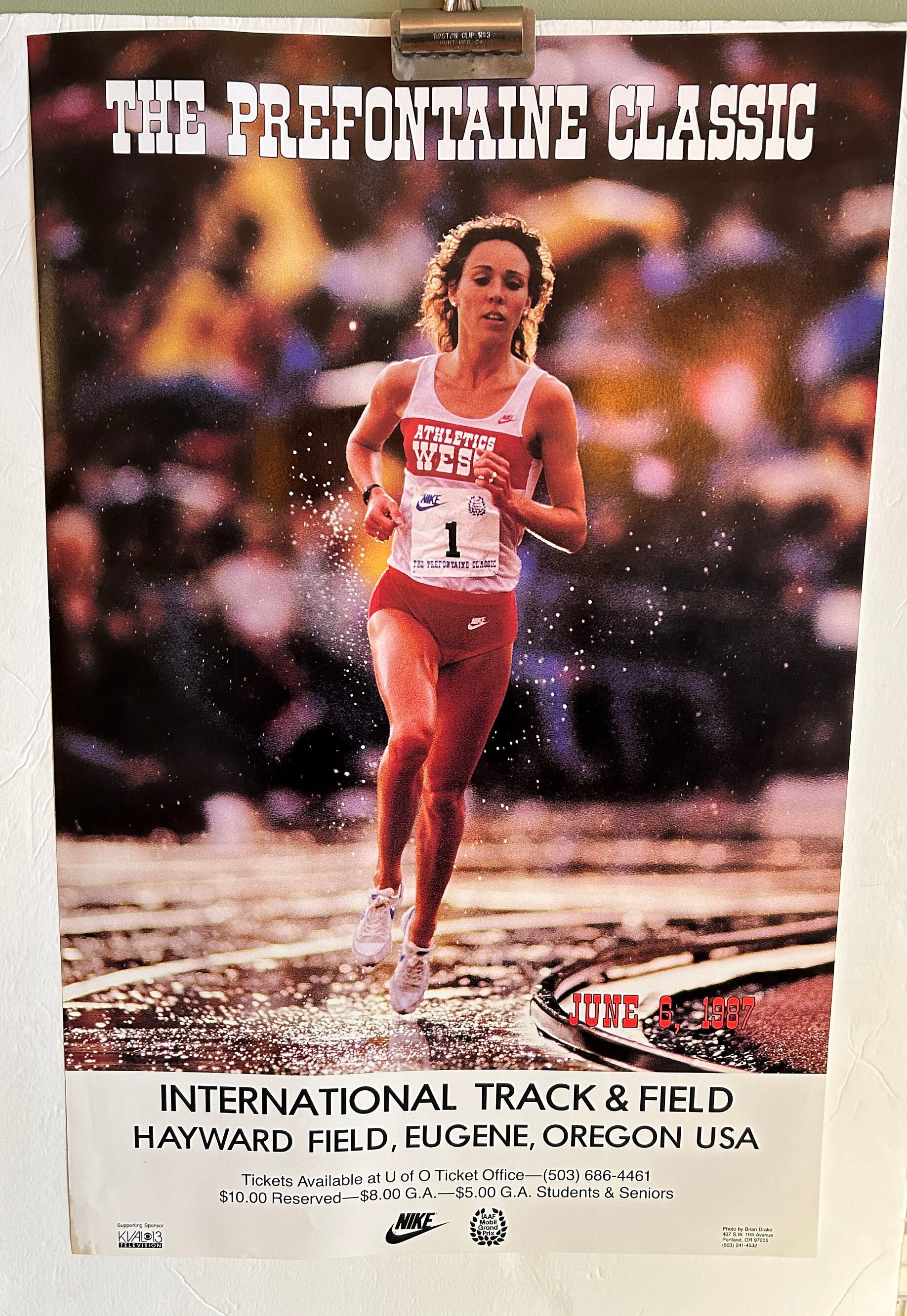 1987 Prefontaine Classic Original Poster Mary Decker - Etsy