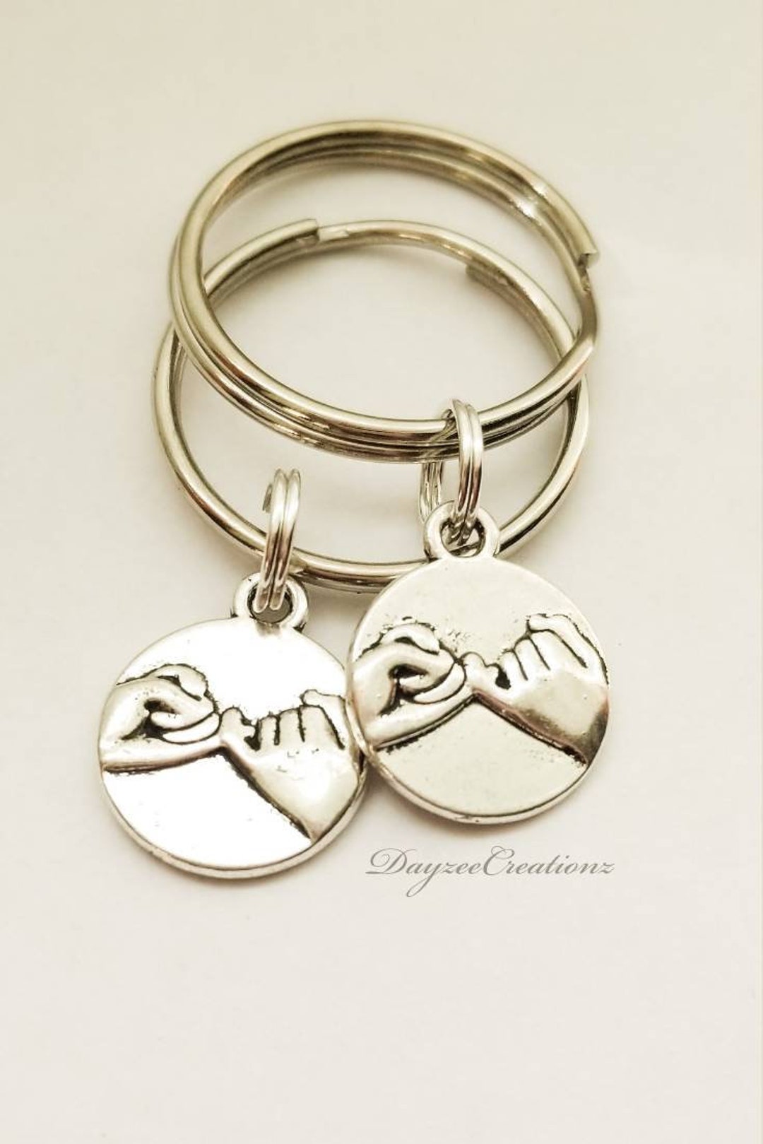 Gift, Pinky Promise Keychain, Anniversary Gift, Best Friend, Matching ...