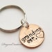 Custom Penny Keychain for Grandma, Stamped Gift for Mother's Day ...