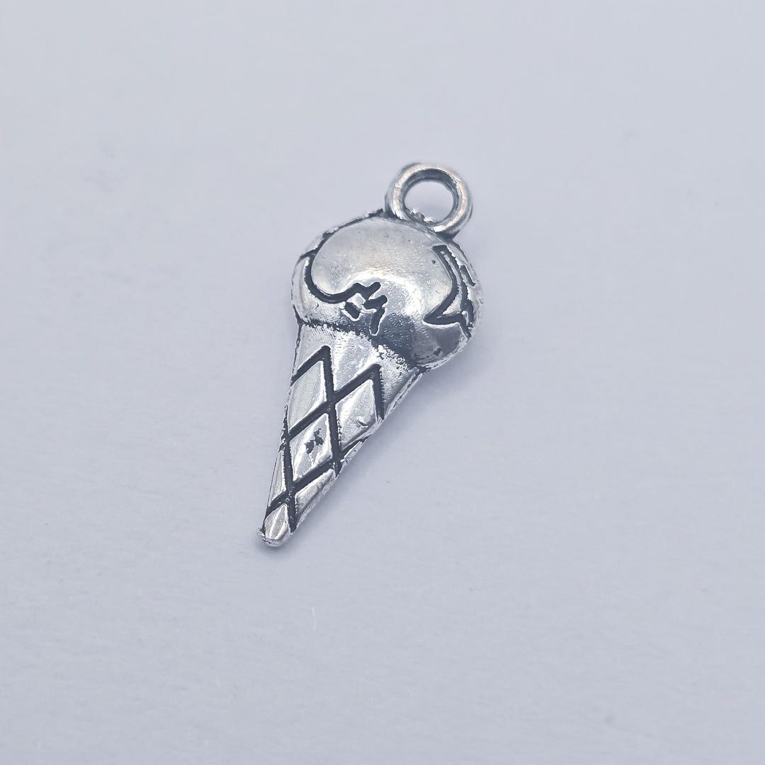 ICE Cream Cone Charm. Sold ONLY as Penny Keychain Add On...not Sold ...