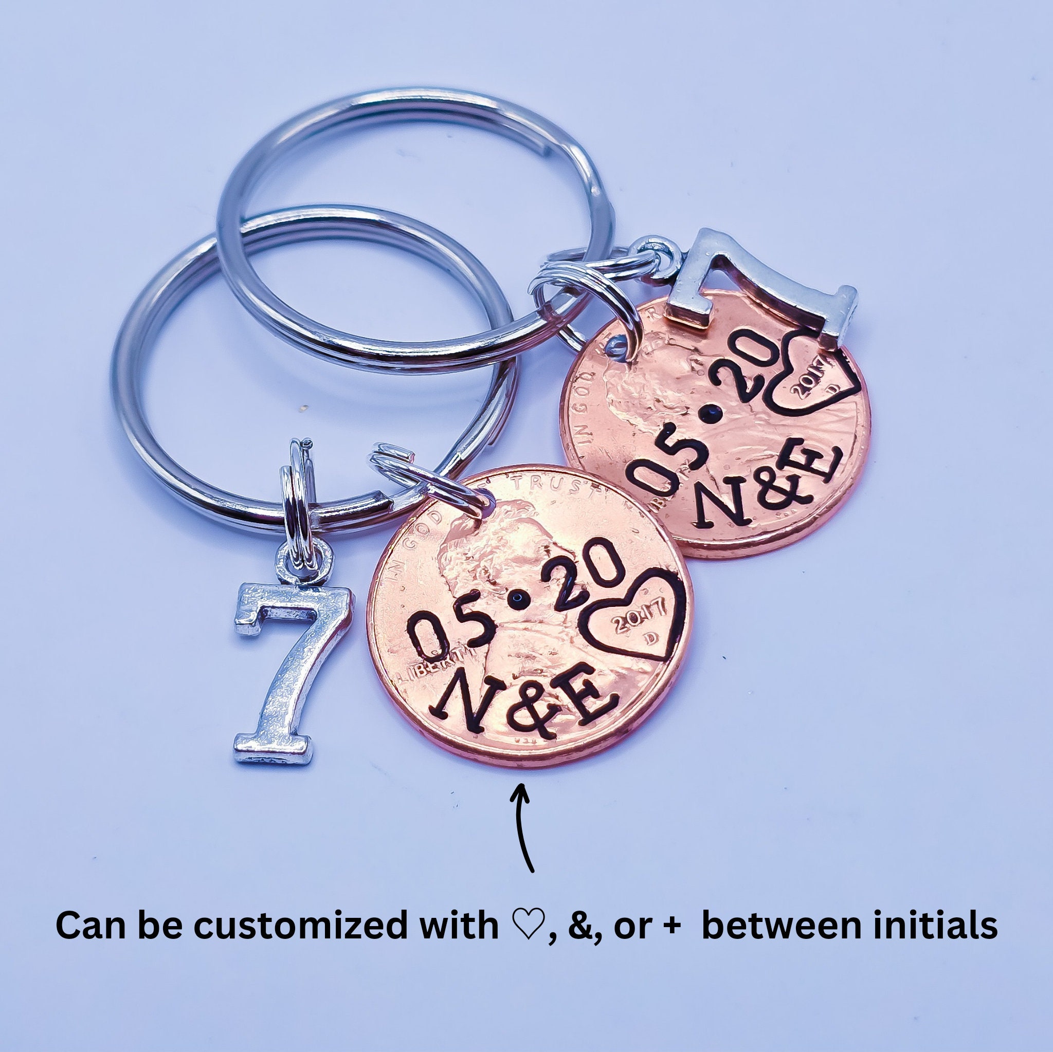 Number 7 Keychain - Etsy Number 7 Keychain - Etsy