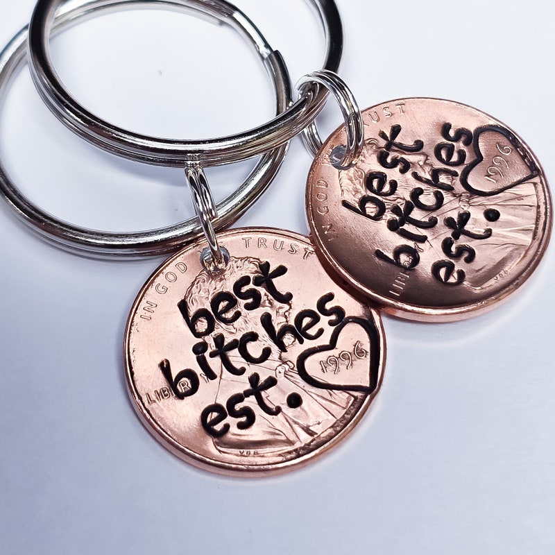 Best Friend Keychain - Etsy