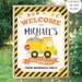 Construction Welcome Sign Personalized Construction - Etsy