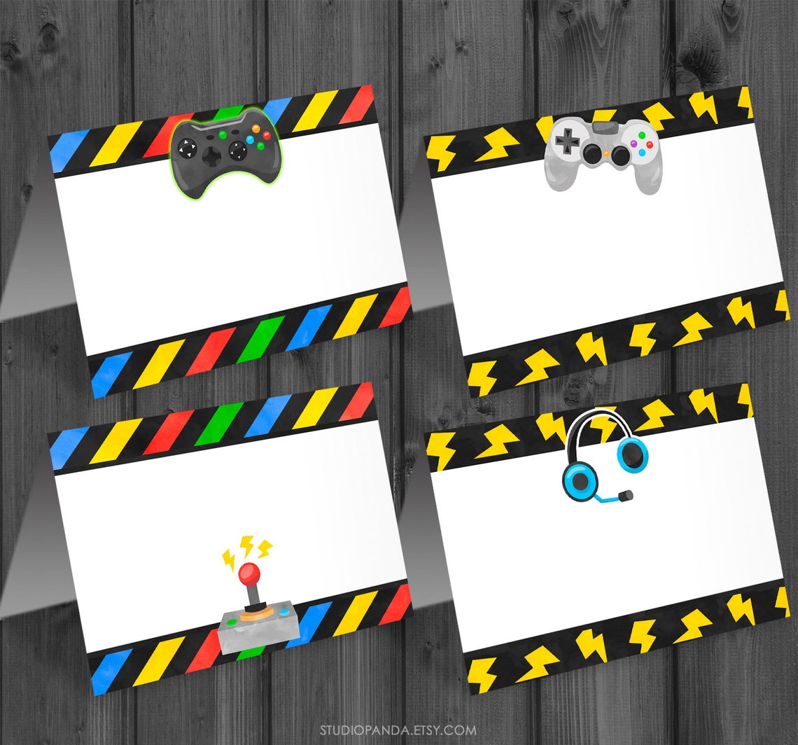 Video Game Activity and Coloring Pages Personalized Video - Etsy