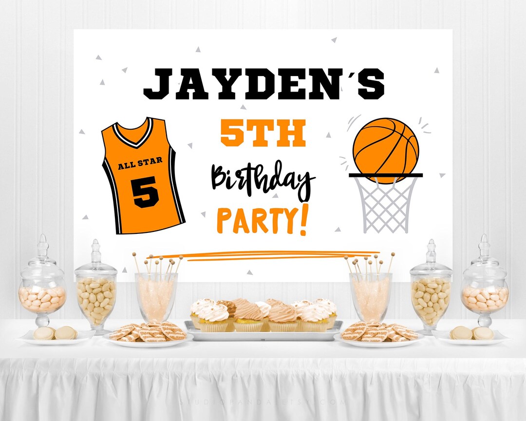 Basketball Backdrop, Instant Download, Basketball Background ...