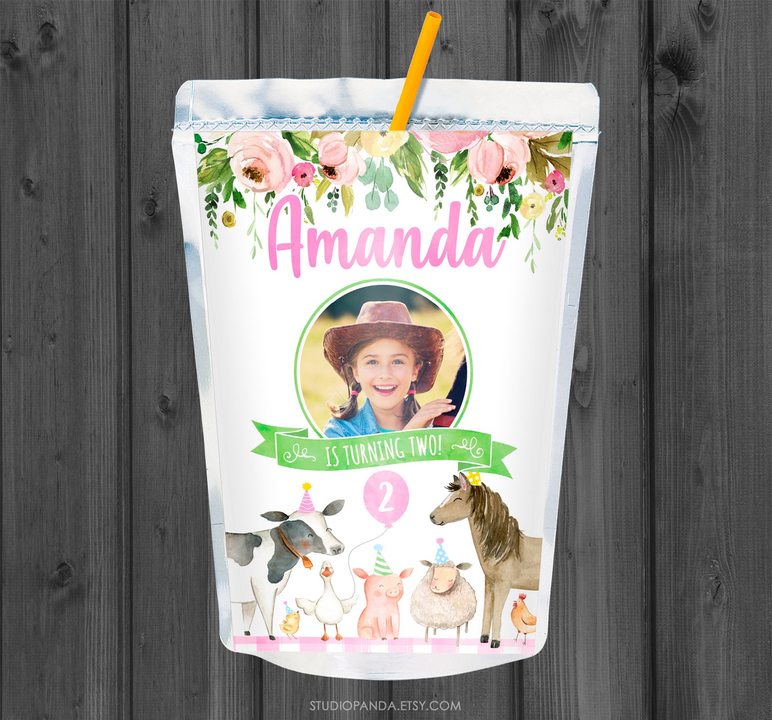 Farm Girl Candy Wrappers 2, Personalized, Farm Bundle, Farm Decoration ...