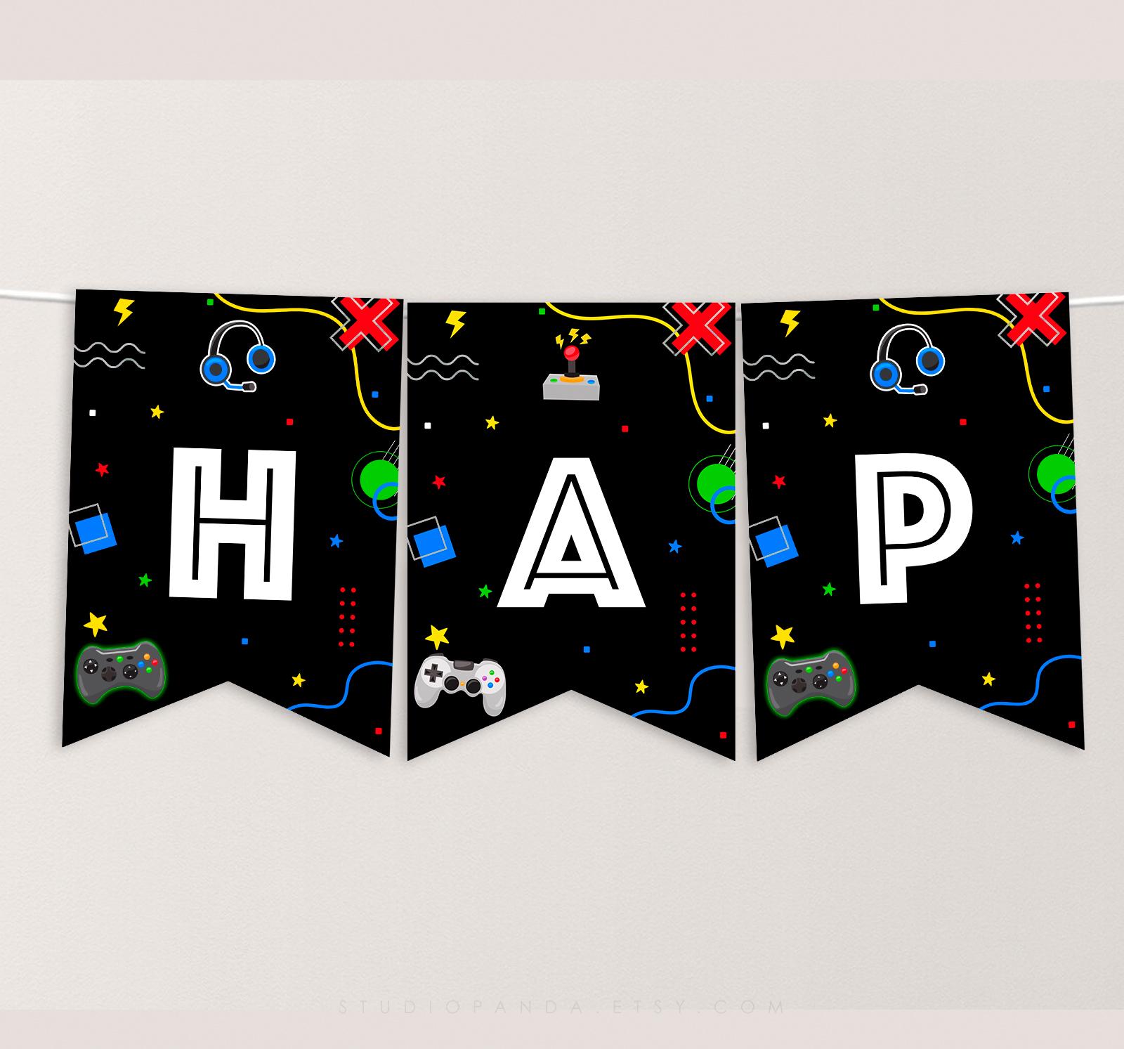 Video Game Invitation 2, Personalized, Video Game Party, Gamer ...